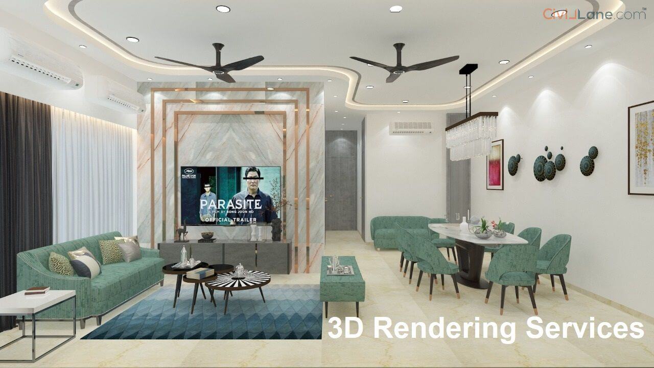 3D Rendering Services & Visualization, Mumbai | CivilLane